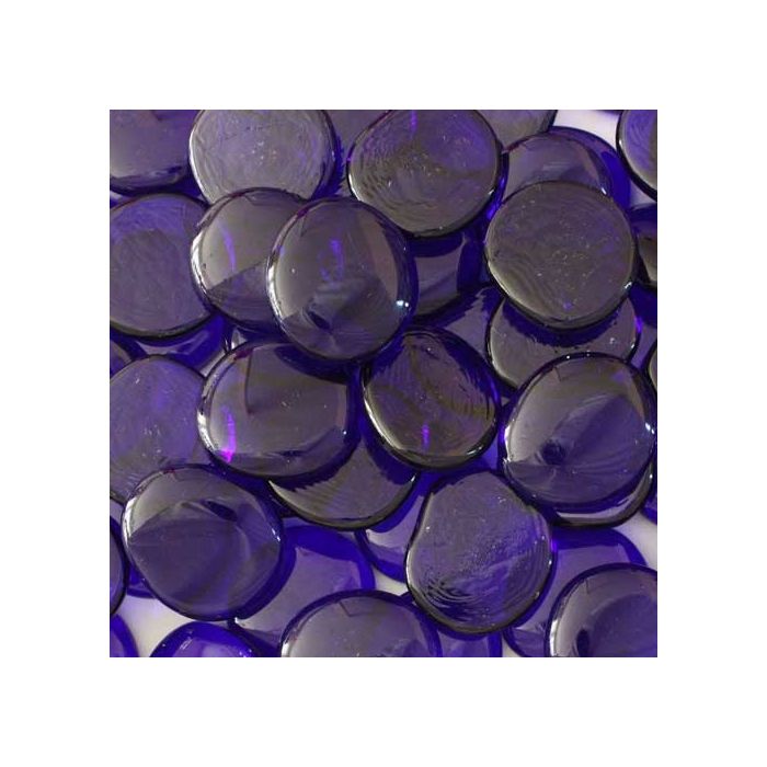 Blue Glass Pebbles, Pebbles are perfect for decoration of your table ...