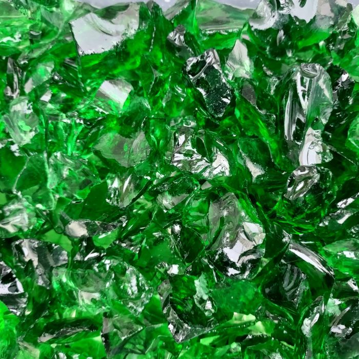 Recycled Green Glass Rock 10-35mm 1Kg - Cadoworld Ltd - www ...