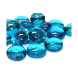 Turquoise Crystal Glass Pebbles 1kg - Cadoworld Ltd - www.glasspebbles ...