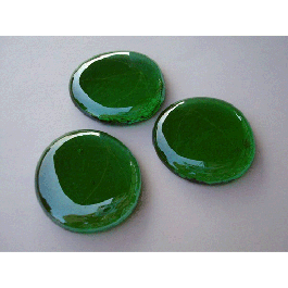 XLarge Green Glass Pebbles, Pebbles are perfect for decoration of your ...